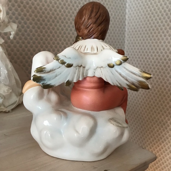 Goebel | Accents | Goebel Angel On Cloud With Teddy Bear Figurine ...